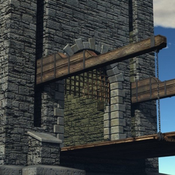 gatehouse drachmeister castle 3d model