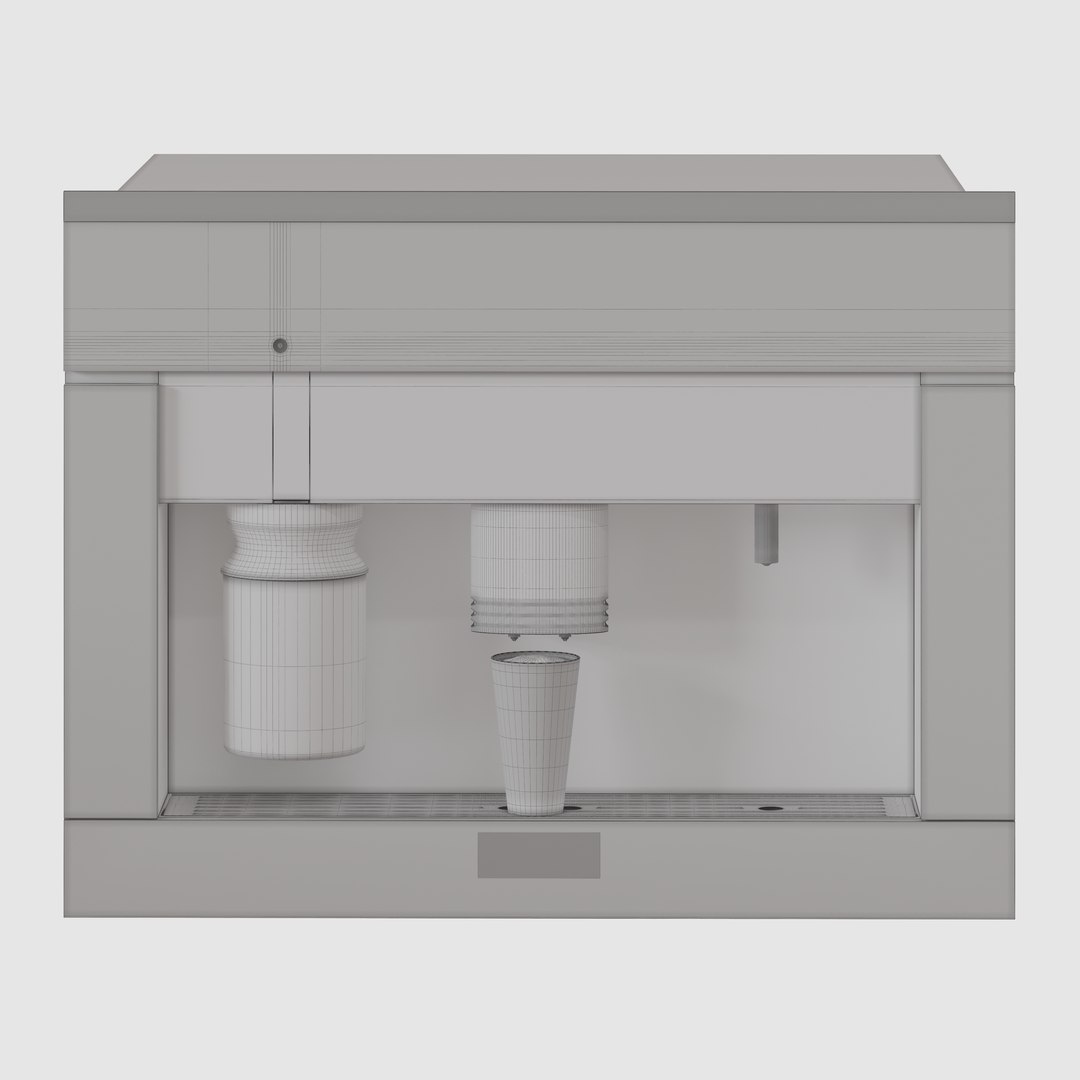 3D Miele Coffee Make With Cappuccino - TurboSquid 2128527