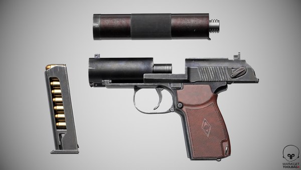 modelo 3d Makarov PB Pistol - TurboSquid 1983178