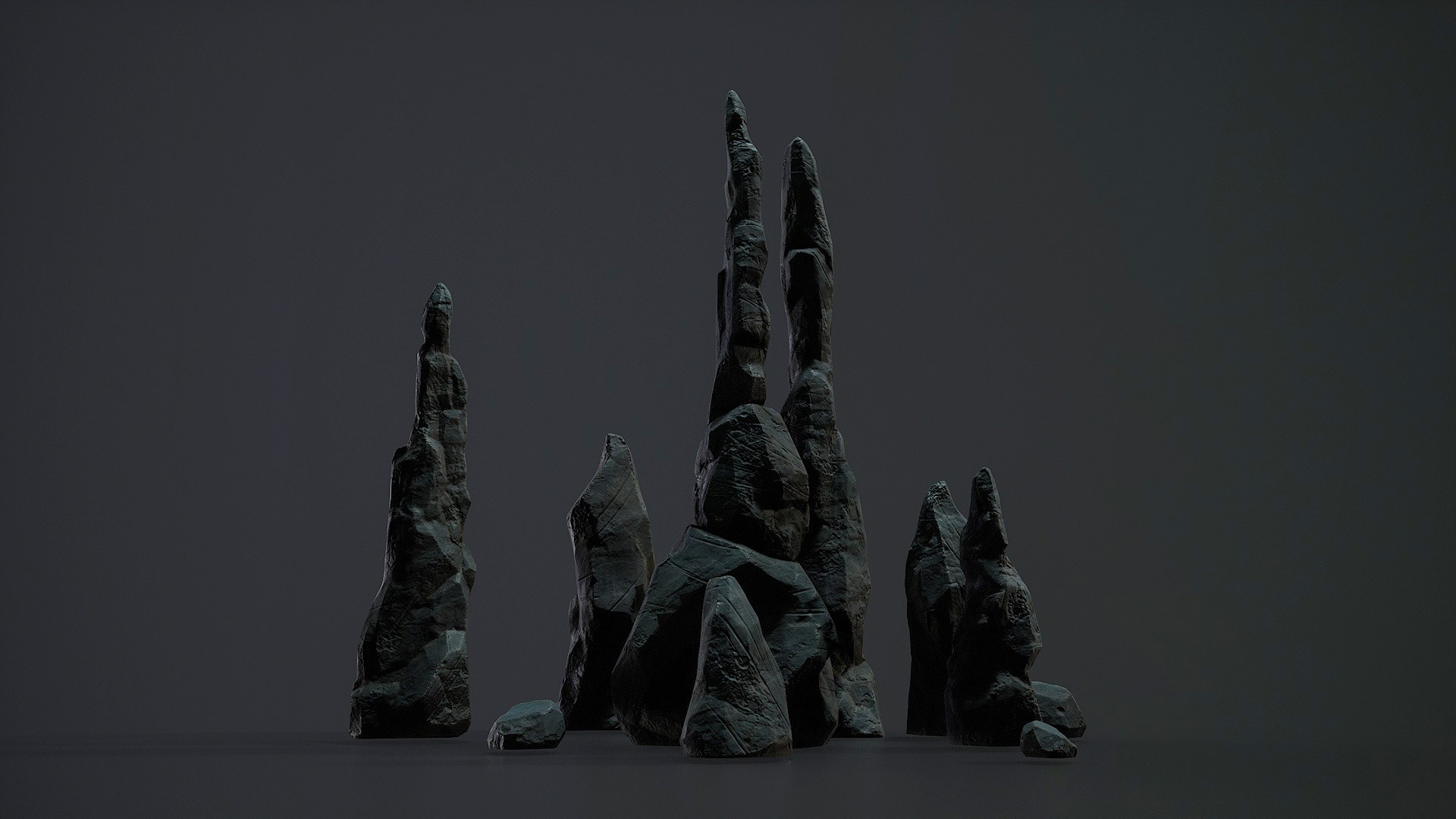 Stalagmites 3D - TurboSquid 2041171