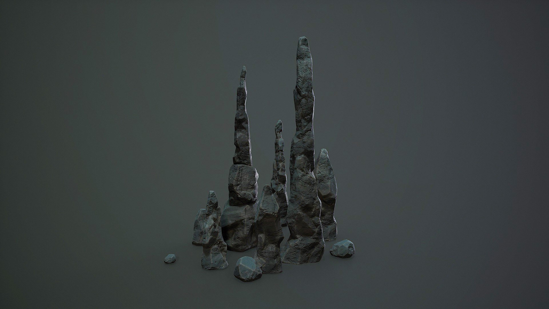 Stalagmites 3D - TurboSquid 2041171