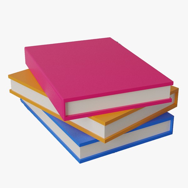 modelo 3d Paquete de libros de dibujos animados - TurboSquid 2142415