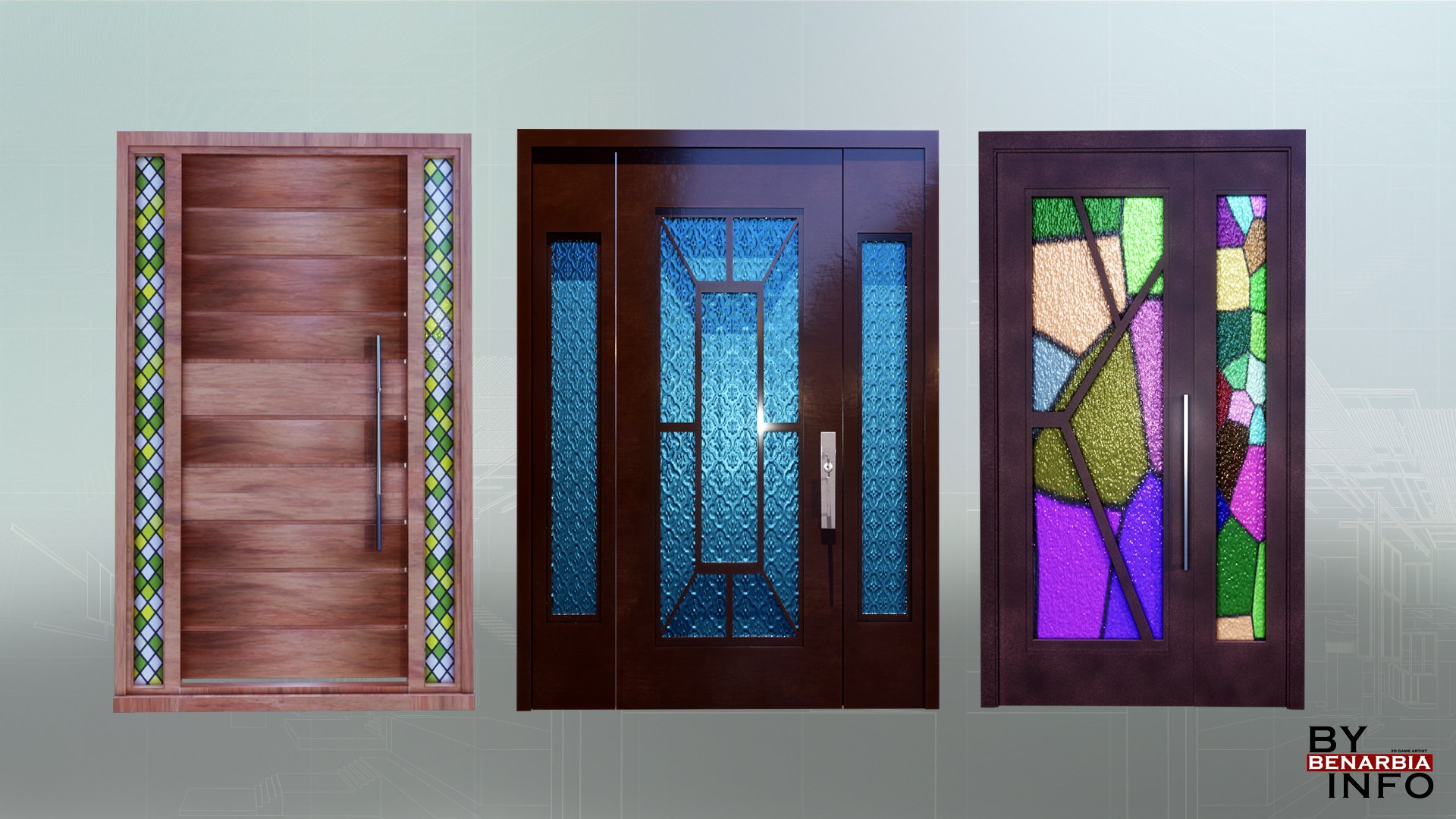 3D Doors 3D - TurboSquid 2020654