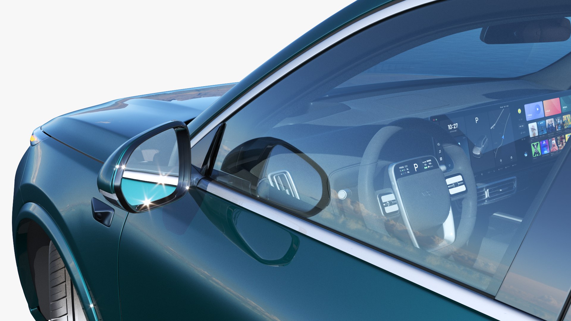 Li Auto Li L9 2023 with interior 3D model - TurboSquid 2153335