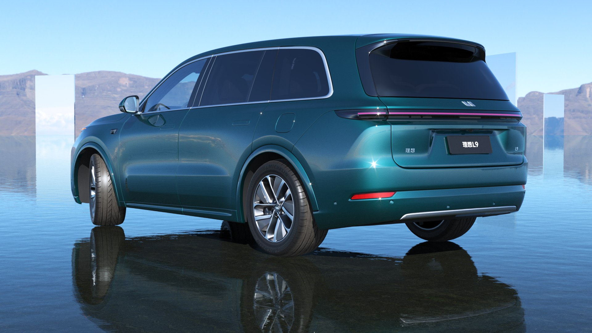 Li Auto Li L9 2023 With Interior 3D Model - TurboSquid 2153335