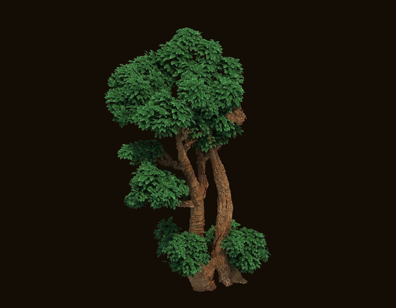 3D Model Cartoon Tree Dead Pine - TurboSquid 1577907