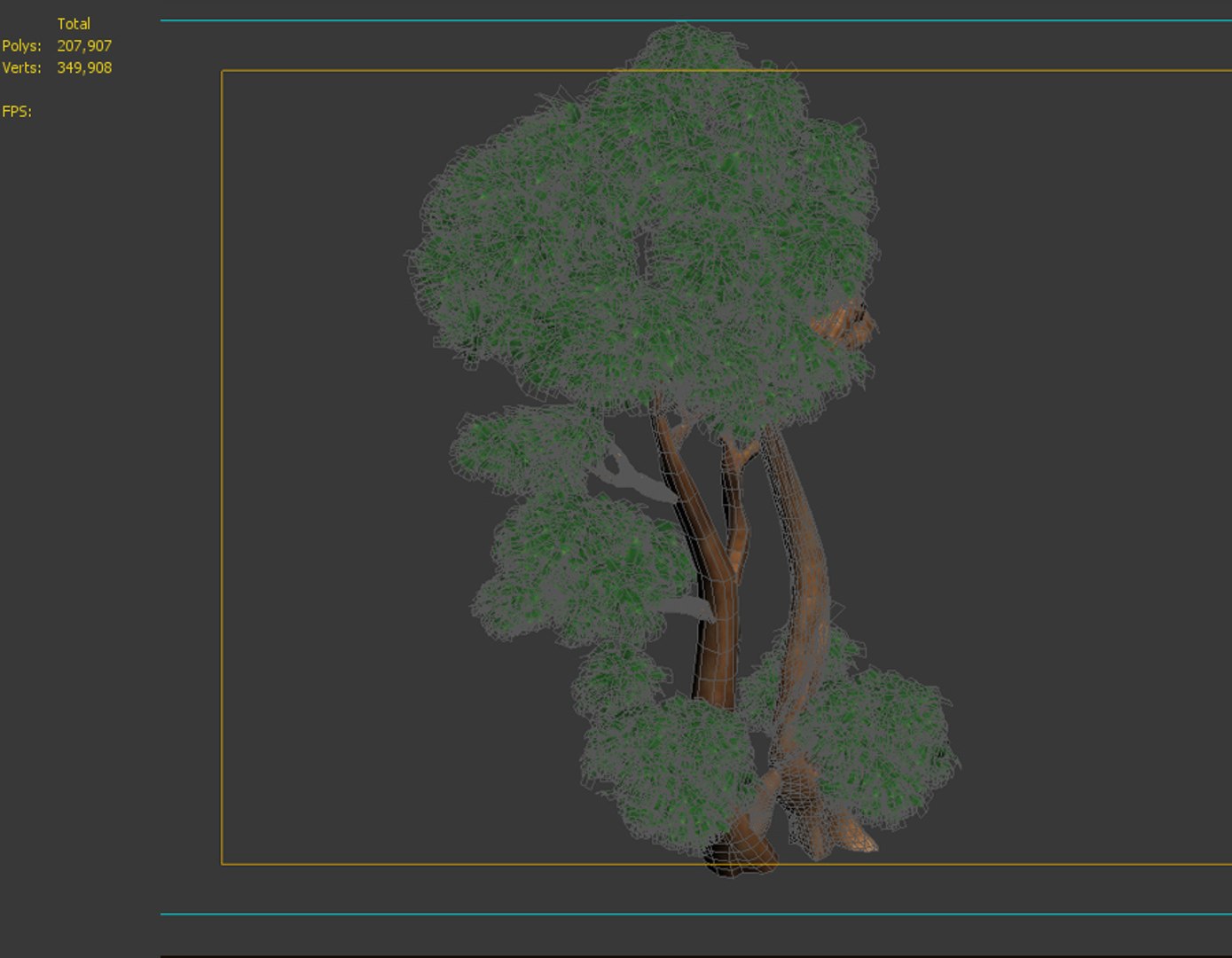 3D Model Cartoon Tree Dead Pine - TurboSquid 1577907