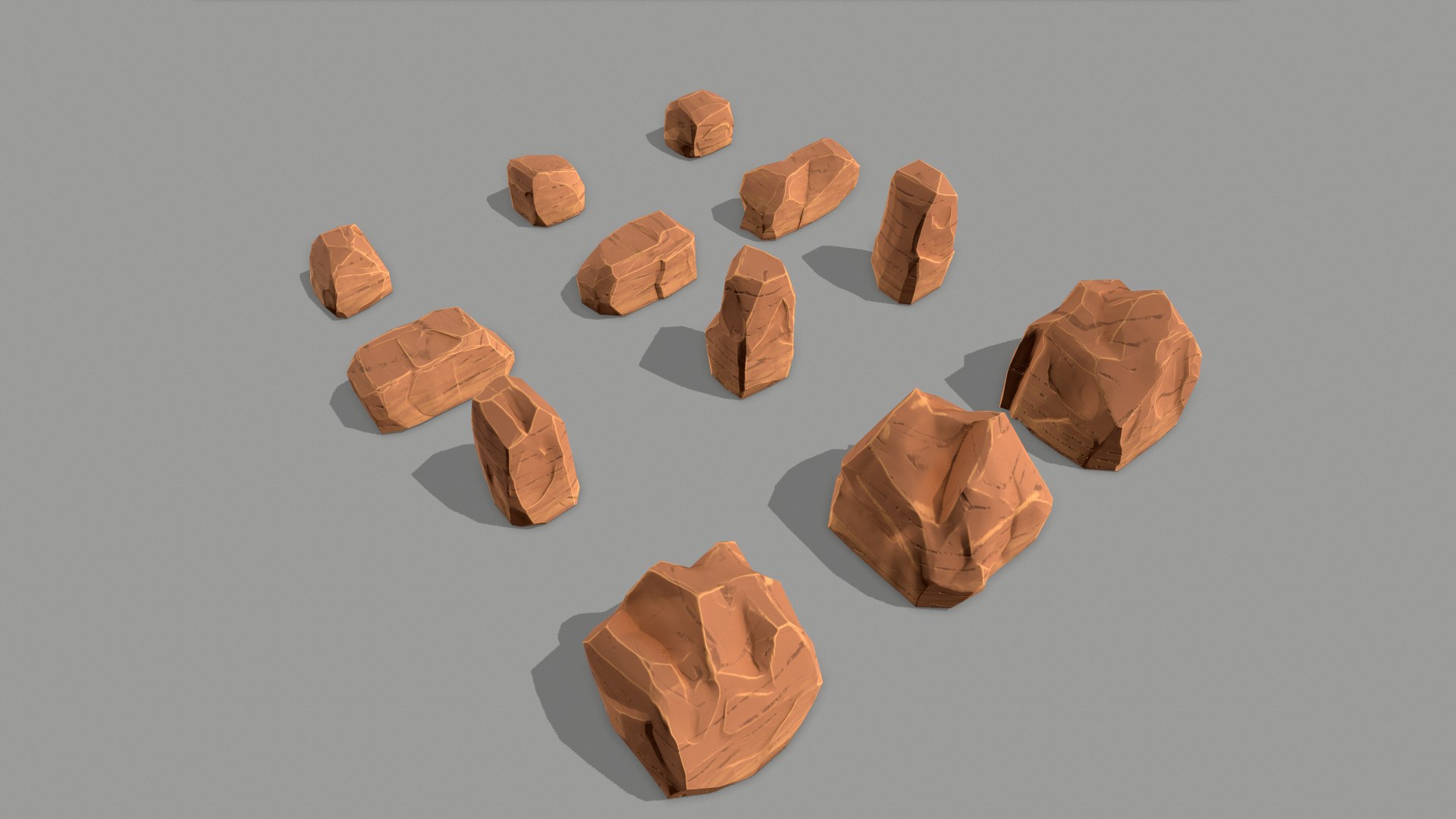3D Model Stones Rocks Ready - TurboSquid 1563900