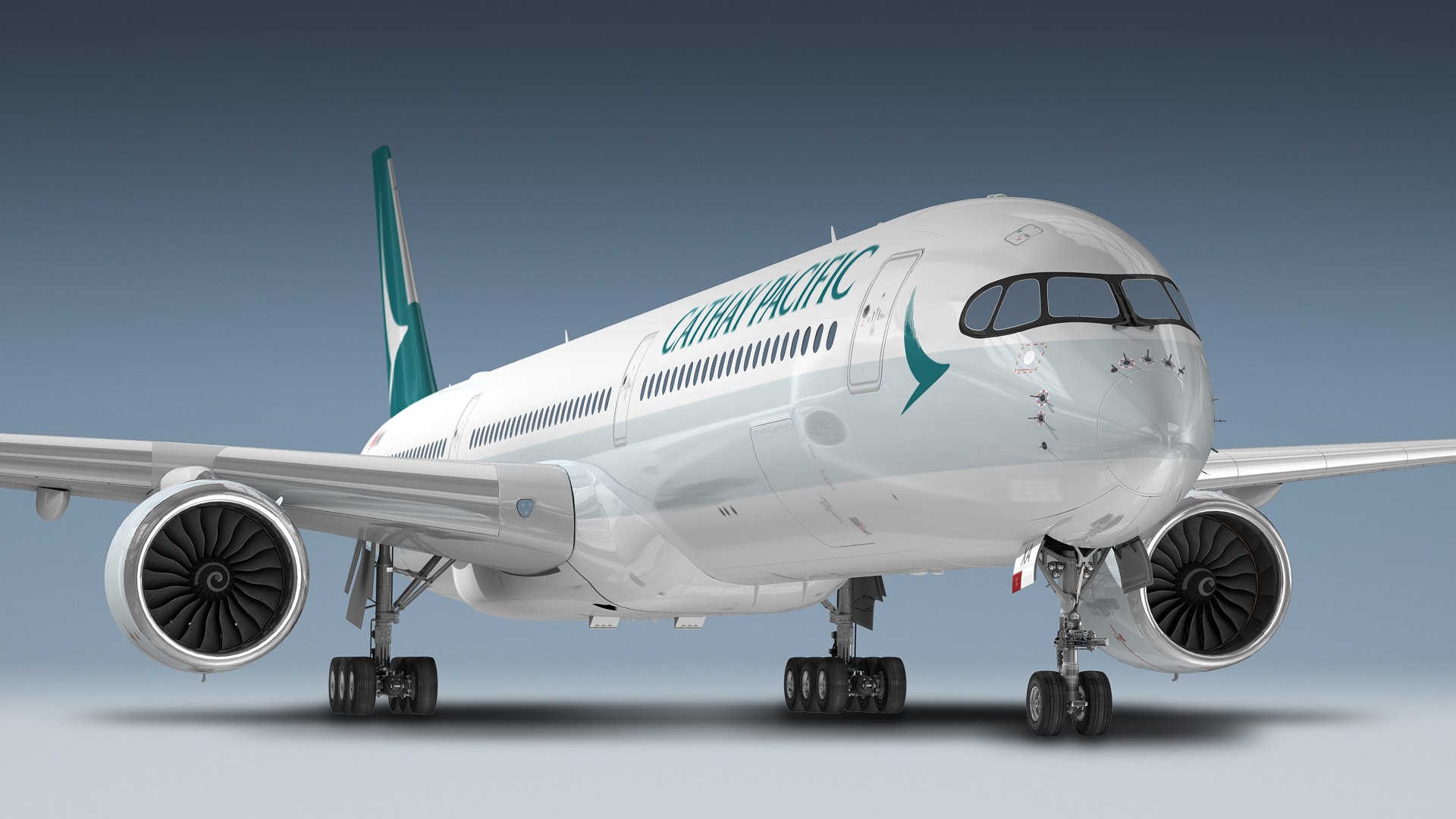Airbus A350-1000 Cathay Pacific 3D - TurboSquid 1963546