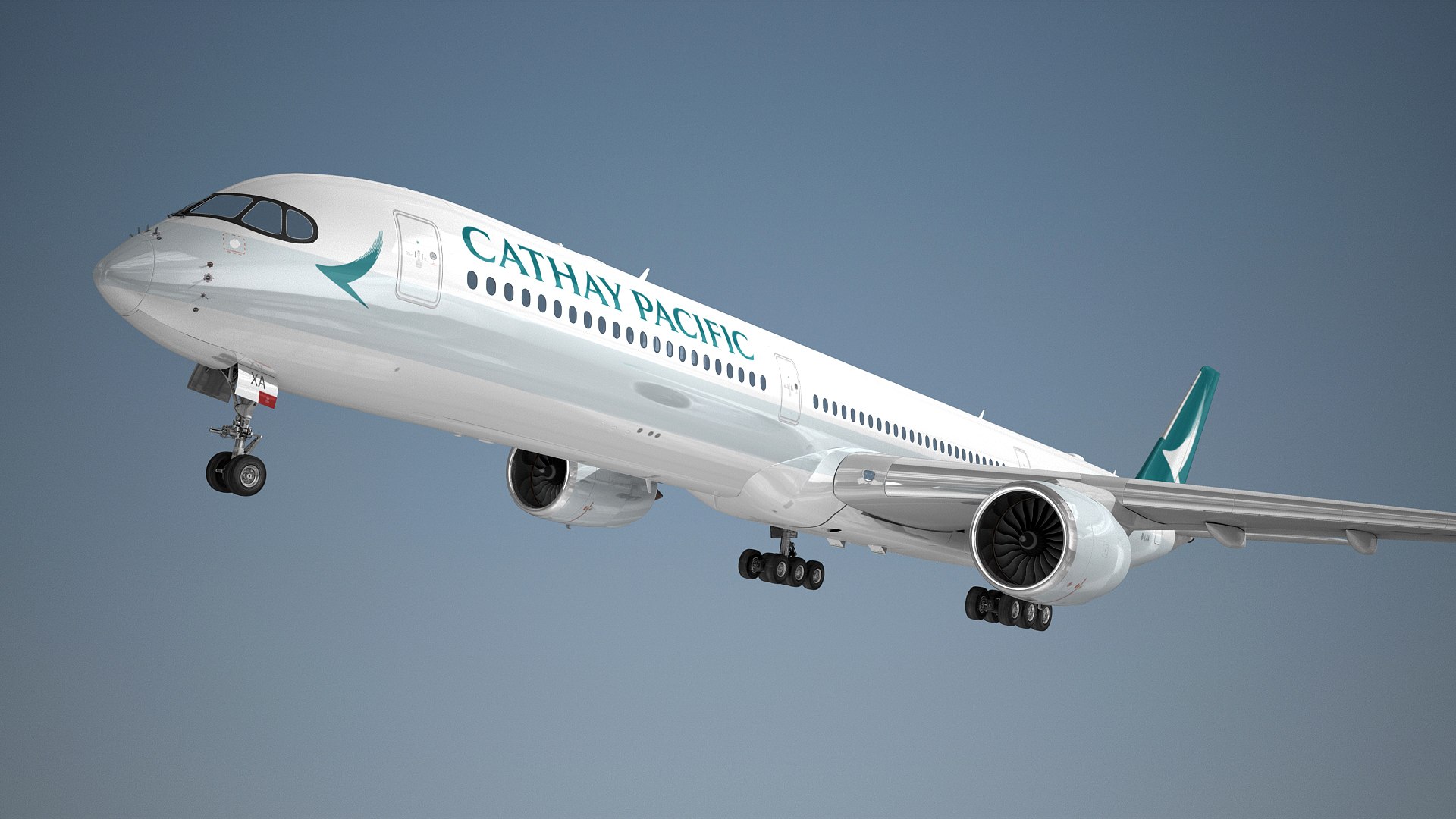 Airbus A350-1000 Cathay Pacific 3D - TurboSquid 1963546