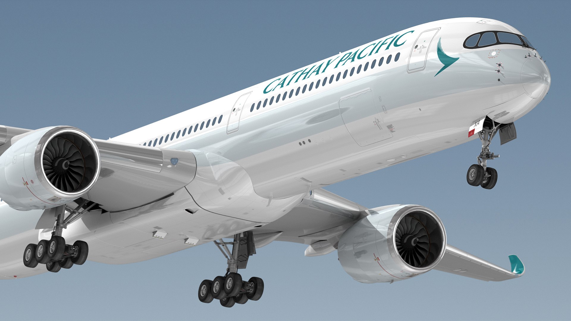 Airbus A350-1000 Cathay Pacific 3D - TurboSquid 1963546