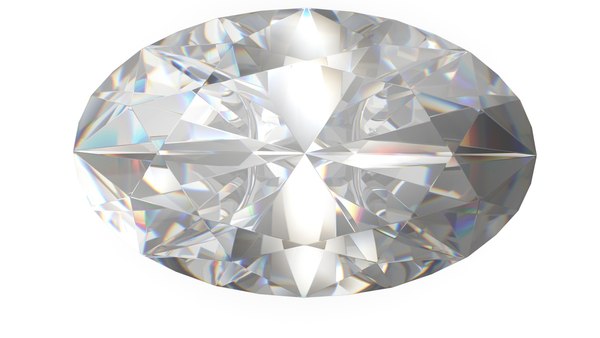 Oval Cut Diamond model - TurboSquid 1863264