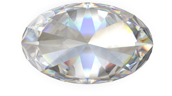 Oval Cut Diamond model - TurboSquid 1863264
