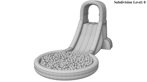 3D Two Inflatables Slides model - TurboSquid 1923383