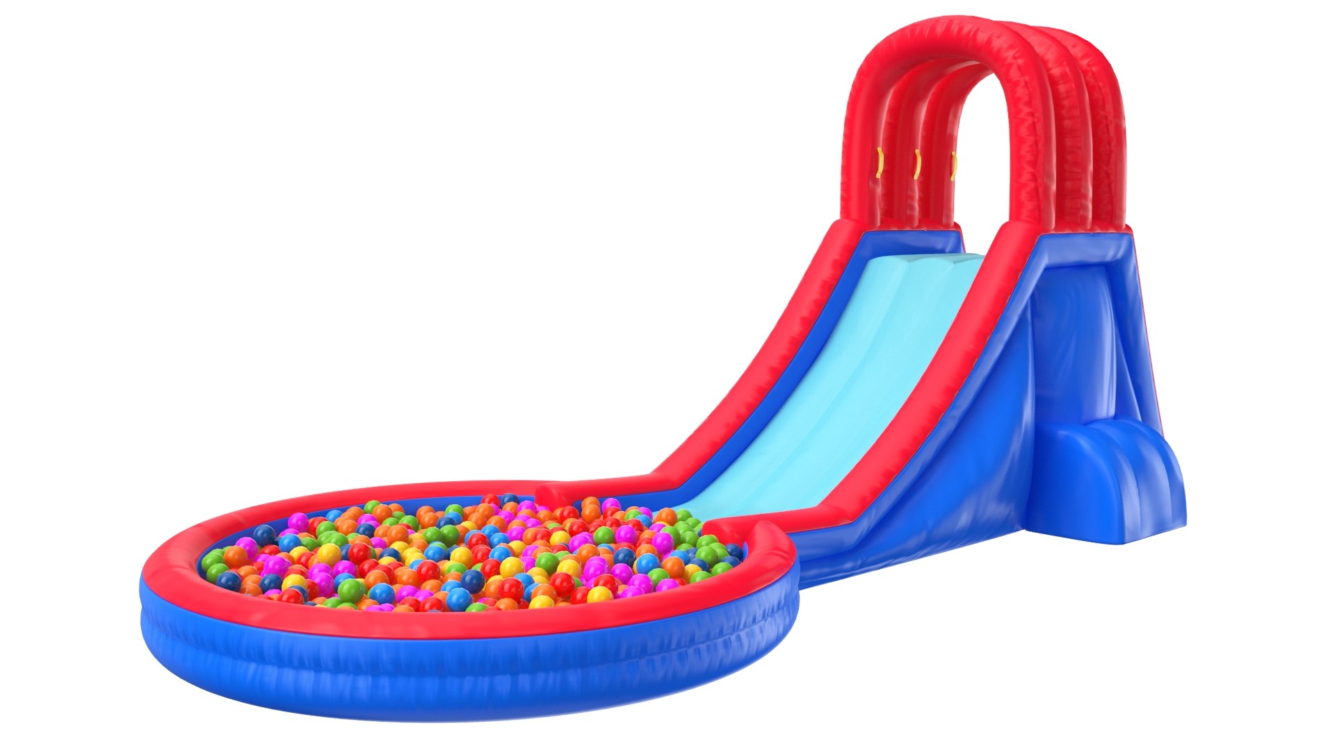 3D Two Inflatables Slides Model - TurboSquid 1923383