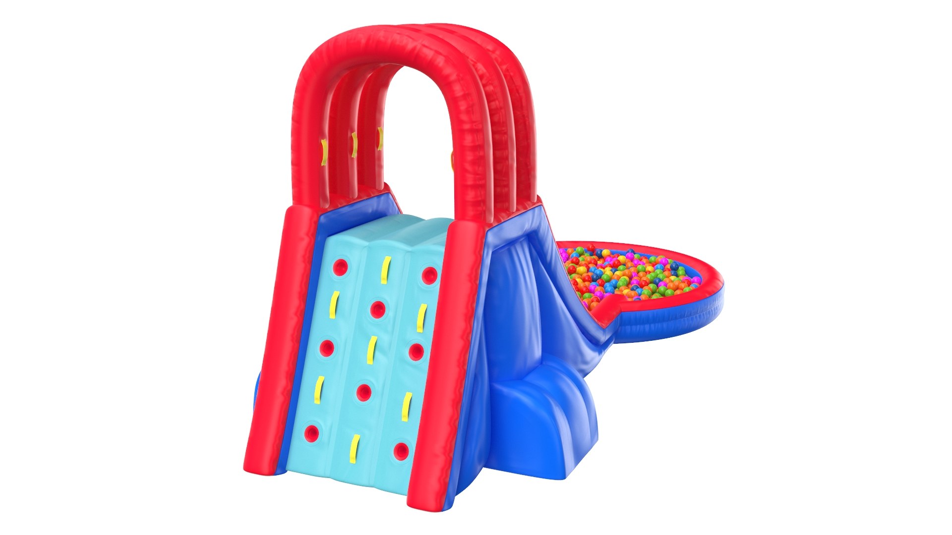 3D Two Inflatables Slides Model - TurboSquid 1923383