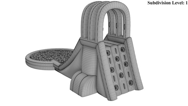 3D Two Inflatables Slides model - TurboSquid 1923383