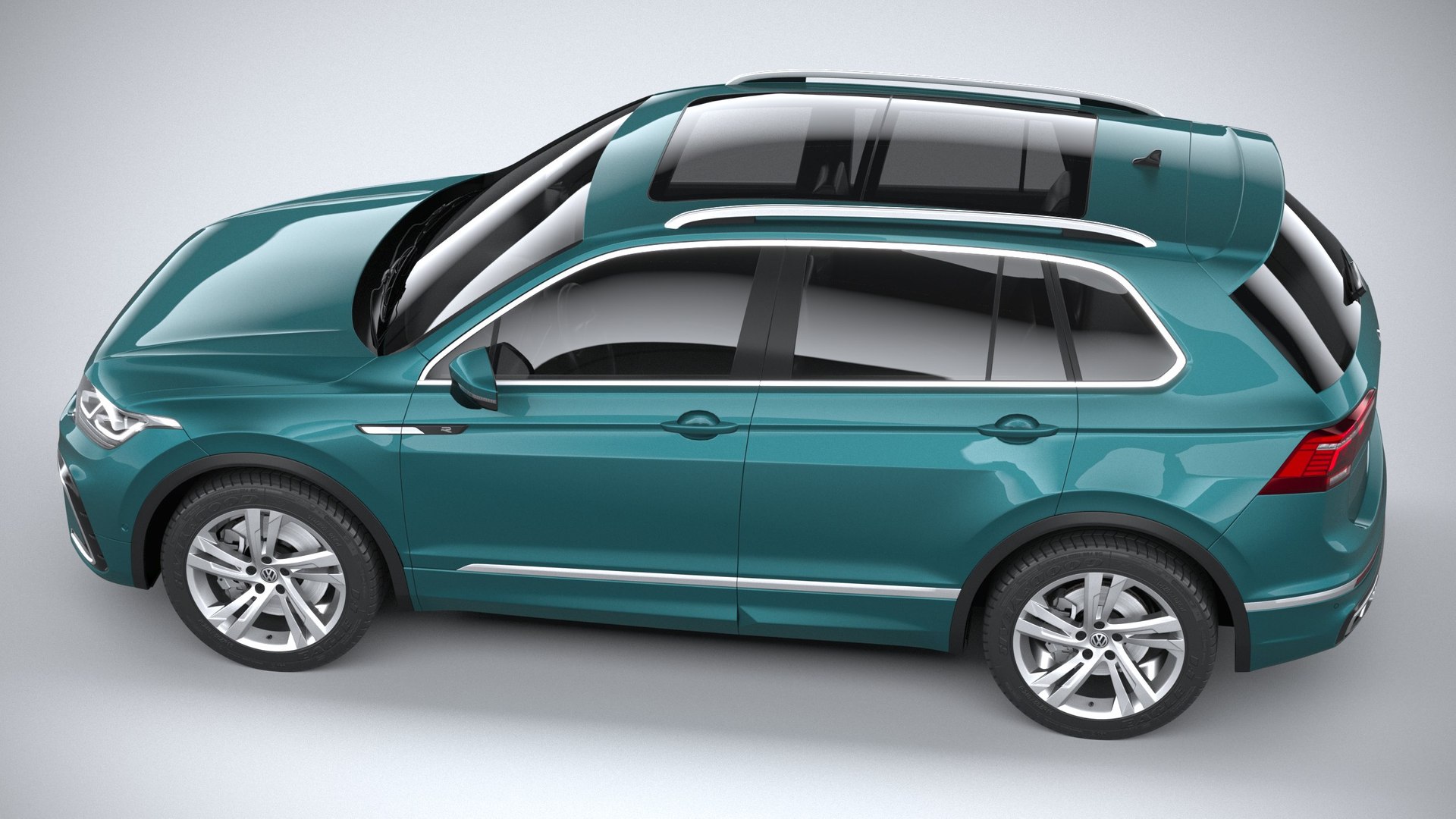 Volkswagen tiguan r-line model - TurboSquid 1601222