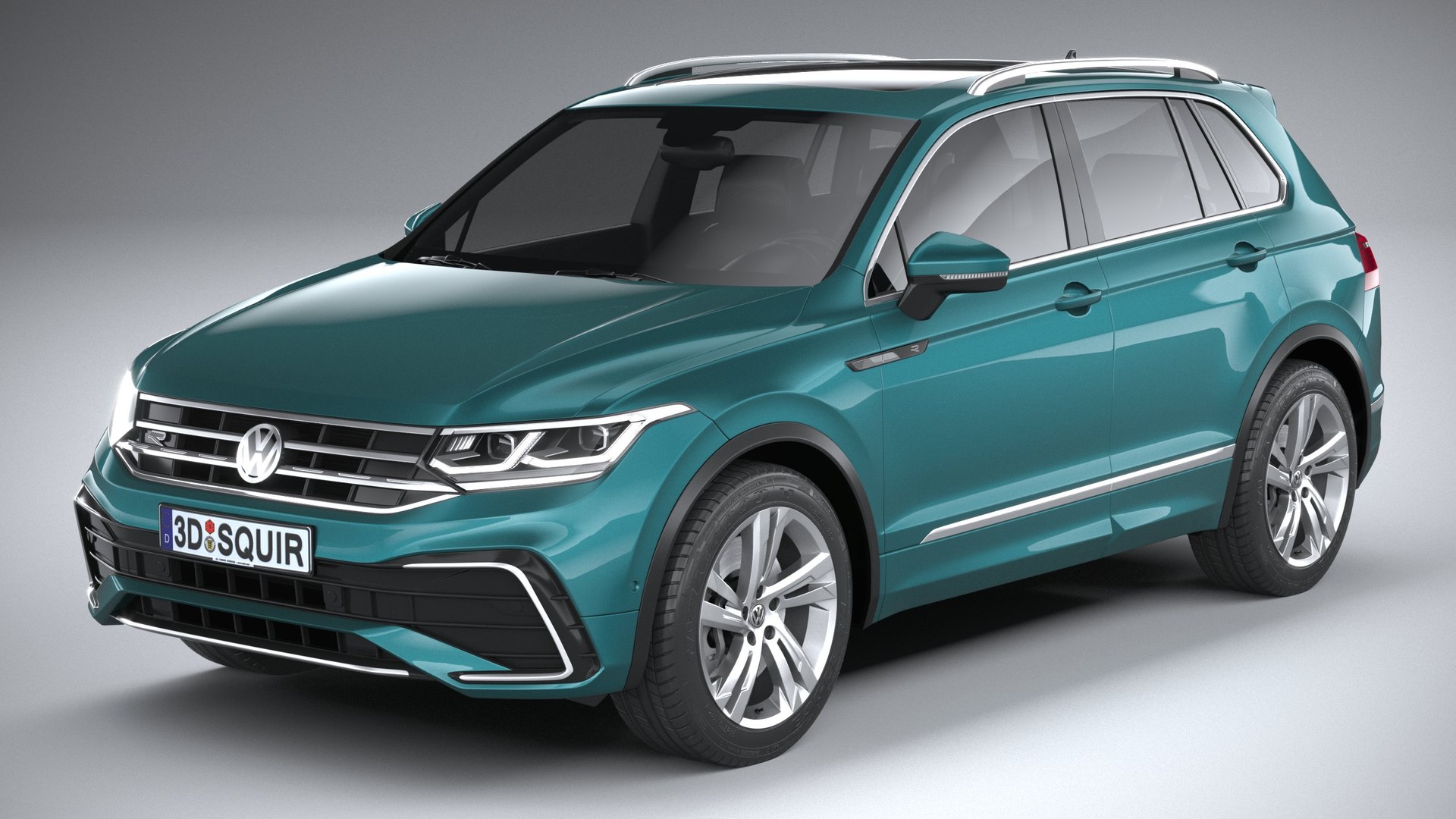 Volkswagen Tiguan R-line Model - TurboSquid 1601222