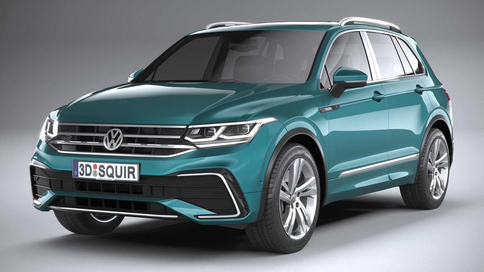 Volkswagen Tiguan R-line Model - TurboSquid 1601222