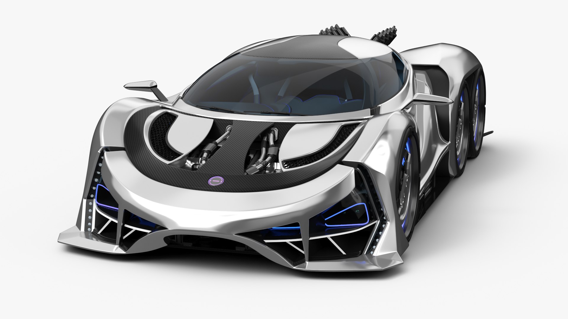 Future Car Sport Coupe Supercar 3D model - TurboSquid 1950418