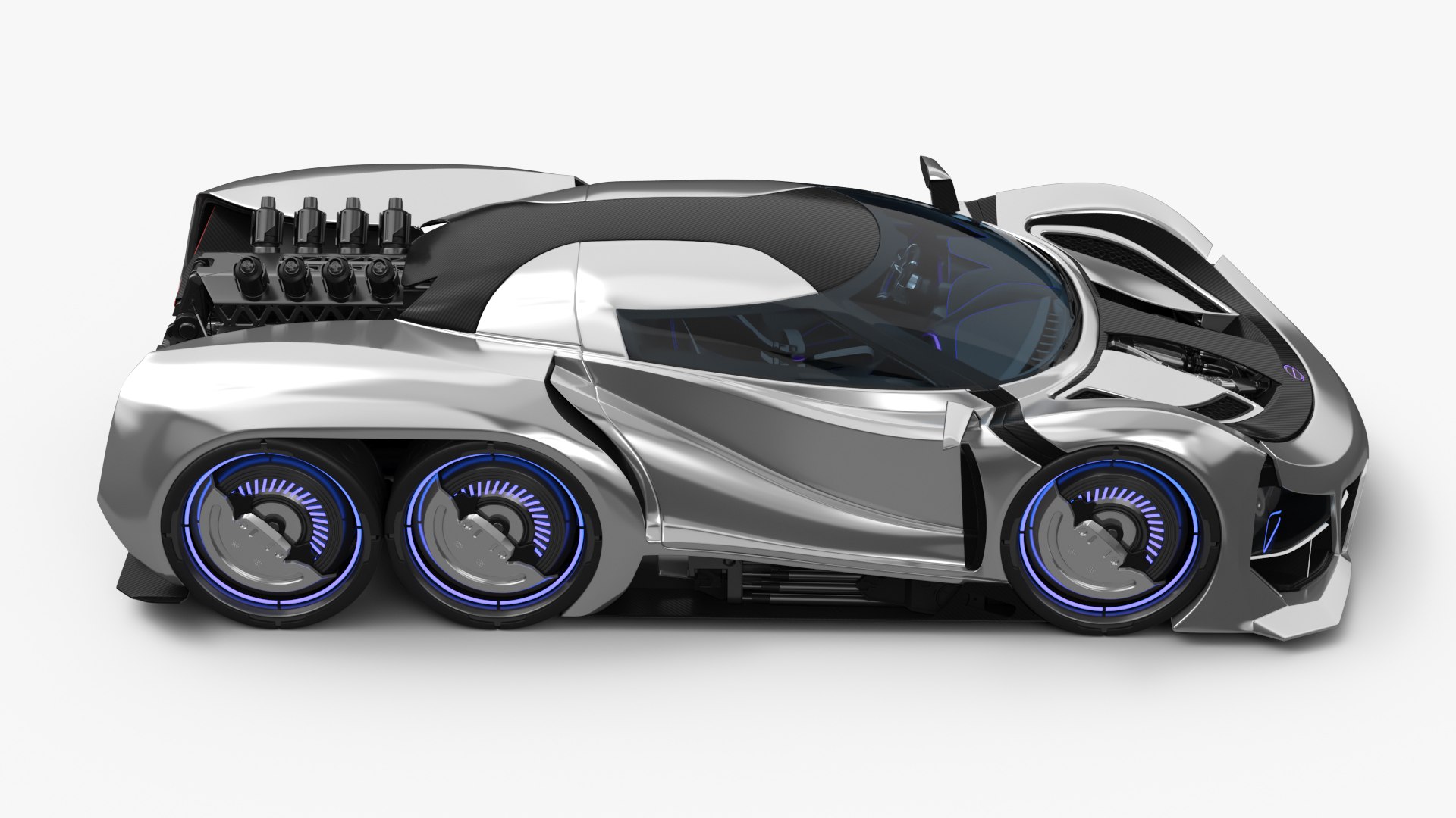 Future Car Sport Coupe Supercar 3D model - TurboSquid 1950418