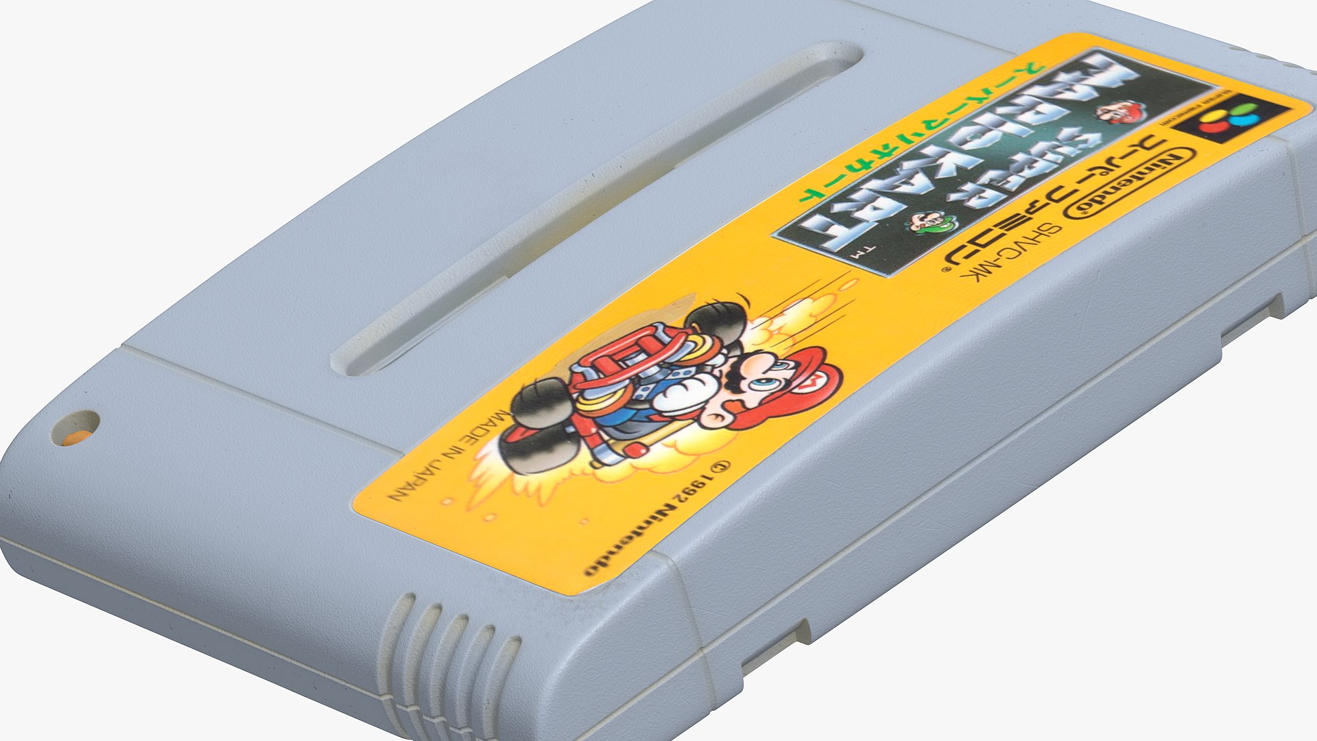 3D Model Realistic Mario Kart Super NES Japan Cartridge 8K - TurboSquid ...
