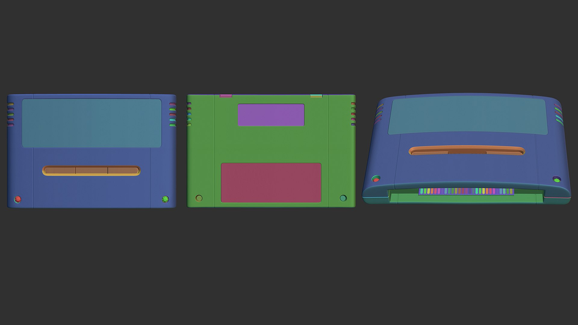 3D model Realistic Mario Kart Super NES Japan Cartridge 8K - TurboSquid ...