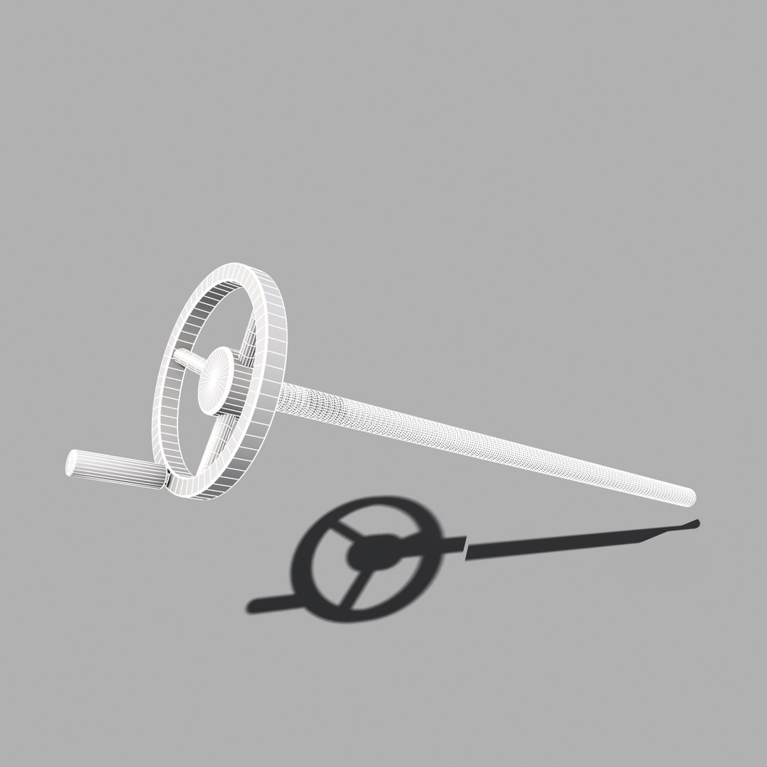 Threaded Crank 3d Model