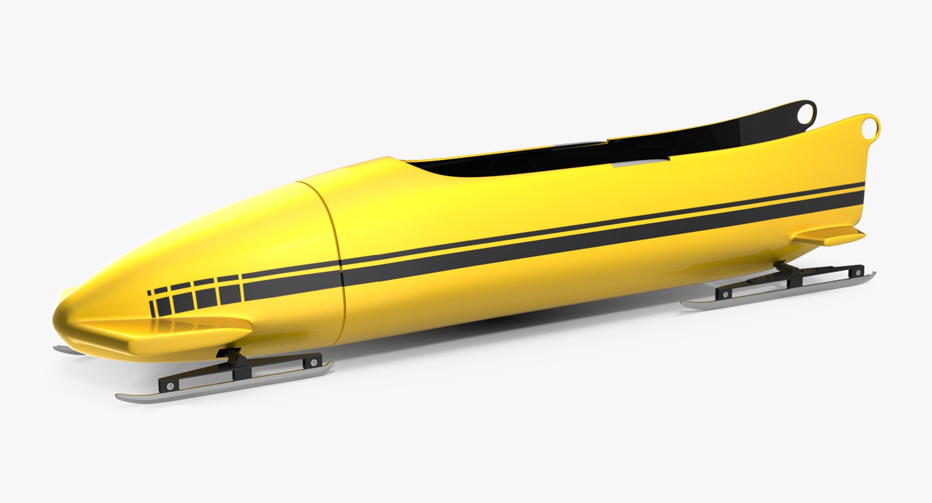 Bobsled Person Generic 3d Model