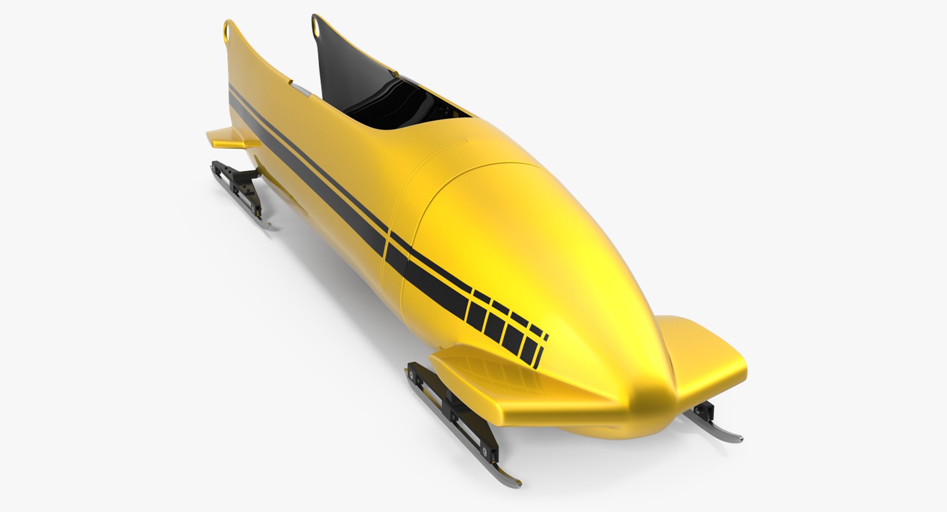Bobsled Person Generic 3d Model