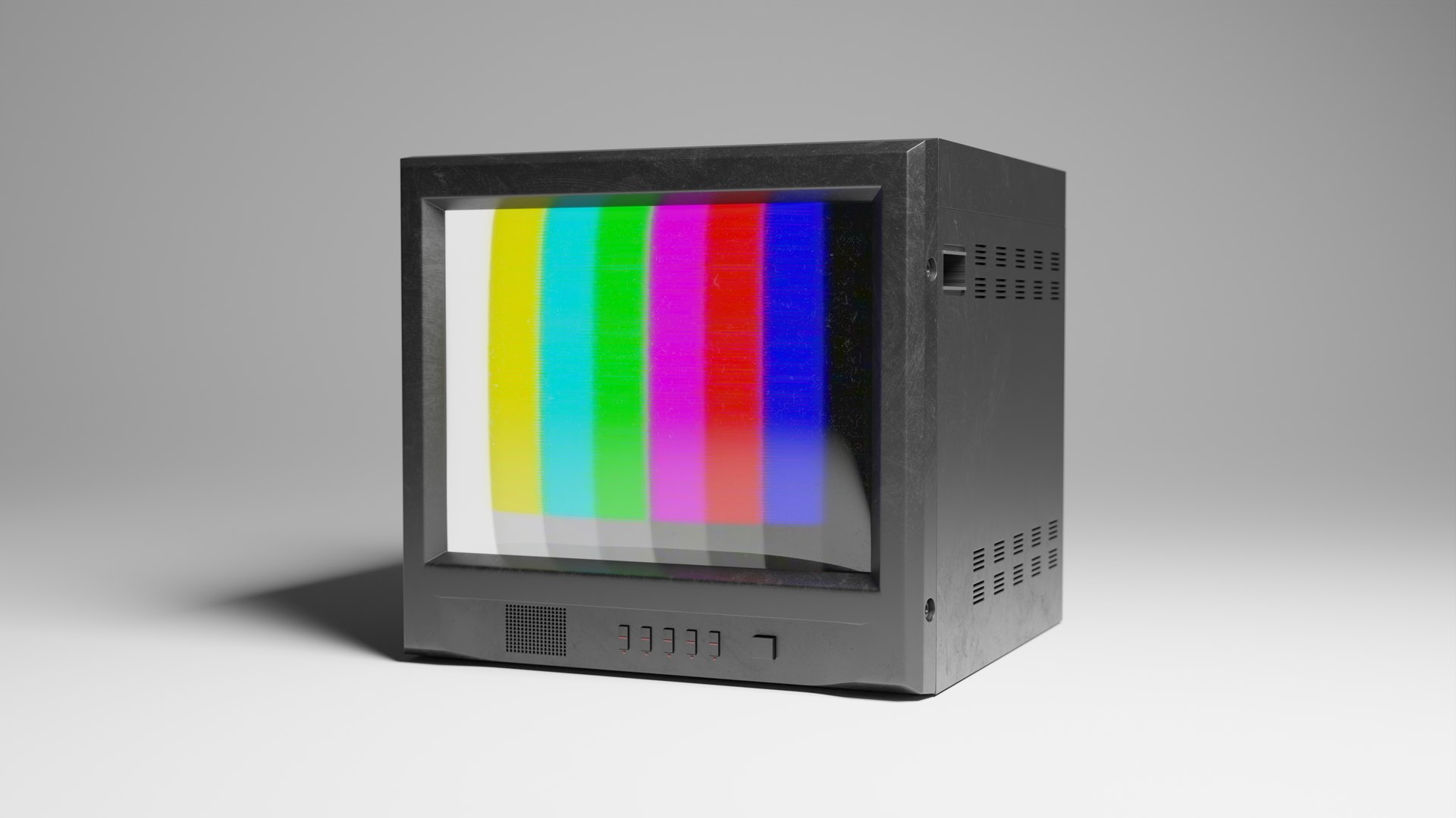 Retro TV Unbranded 3D - TurboSquid 2080701