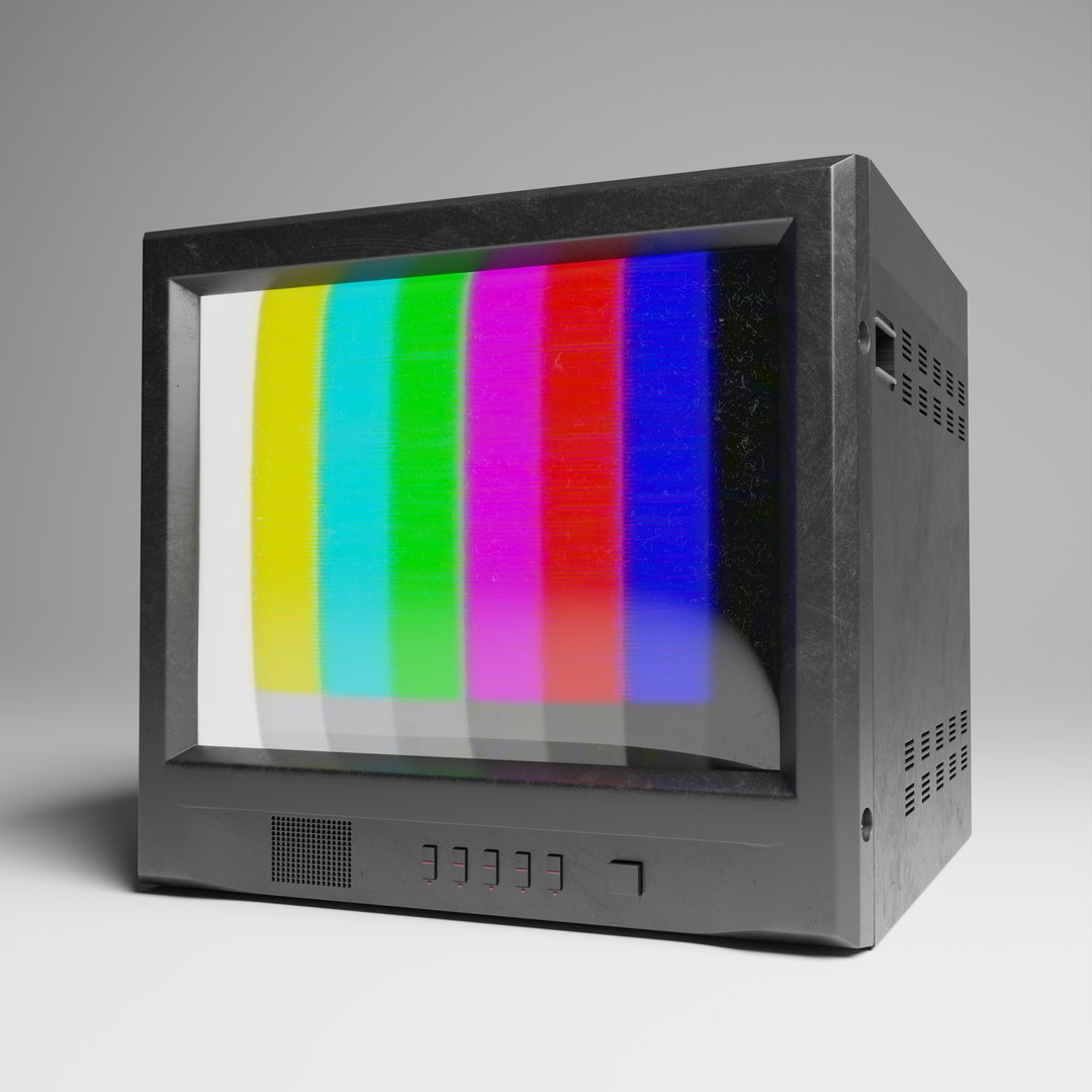 Retro TV Unbranded 3D - TurboSquid 2080701