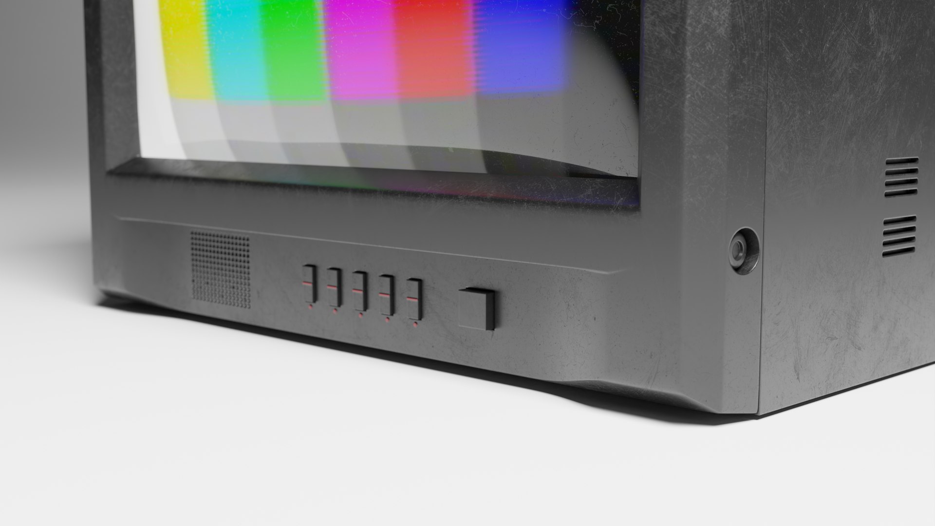 Retro TV Unbranded 3D - TurboSquid 2080701