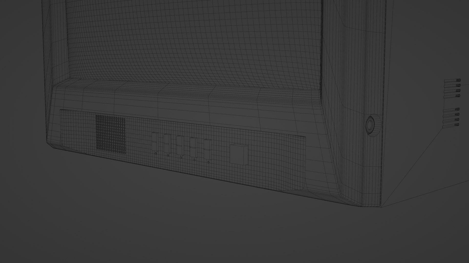 Retro TV Unbranded 3D - TurboSquid 2080701