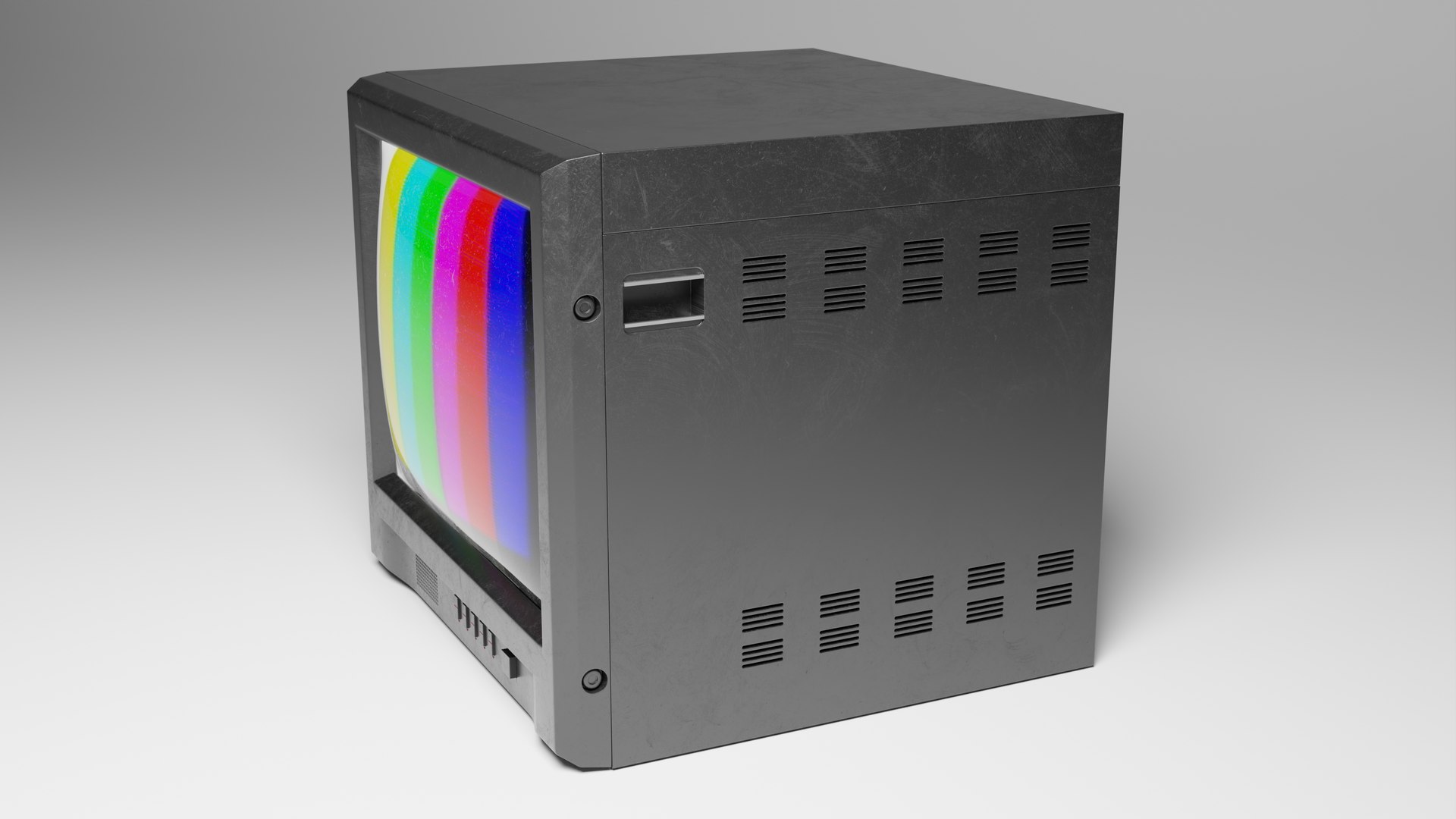 Retro TV Unbranded 3D - TurboSquid 2080701