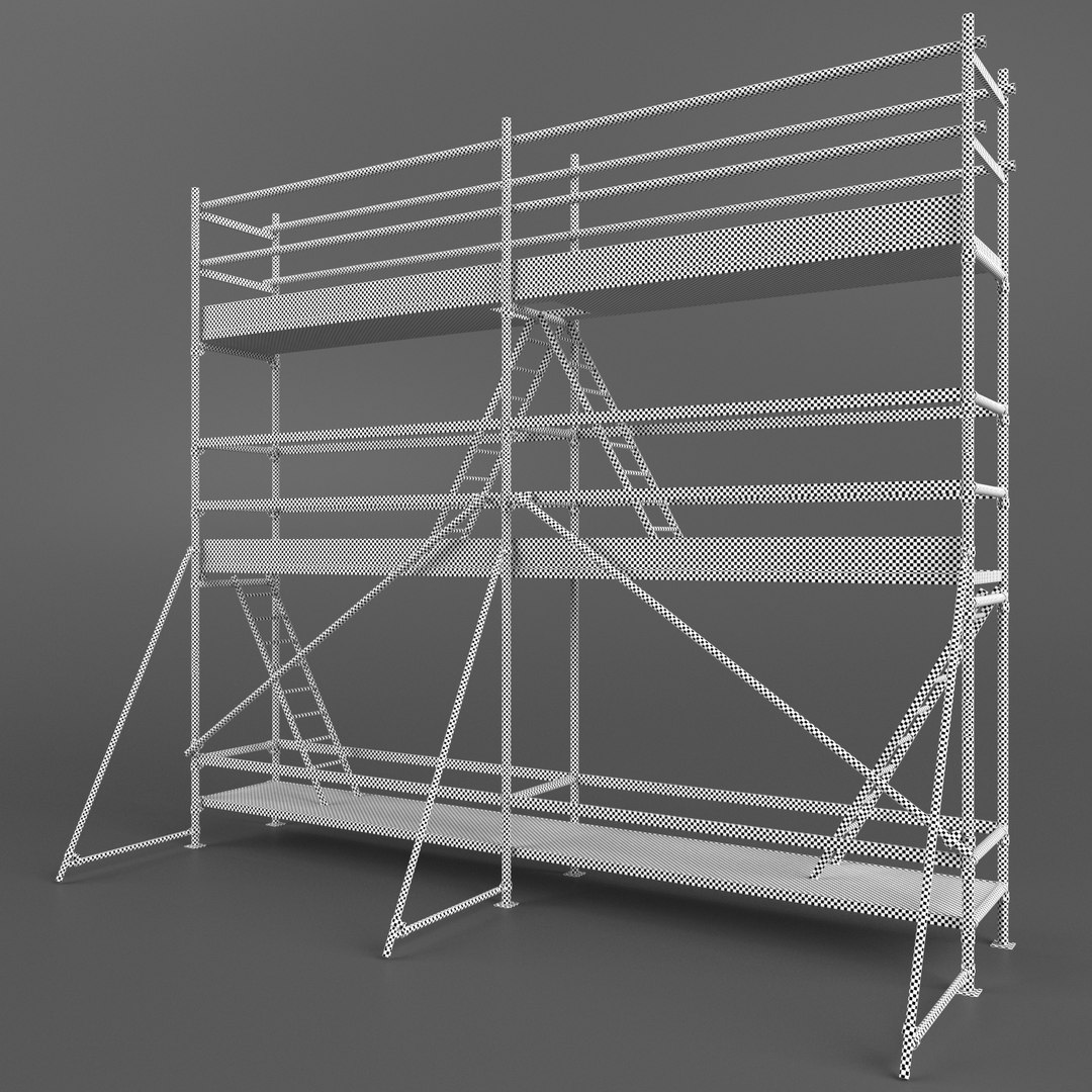 set industrial 3d model