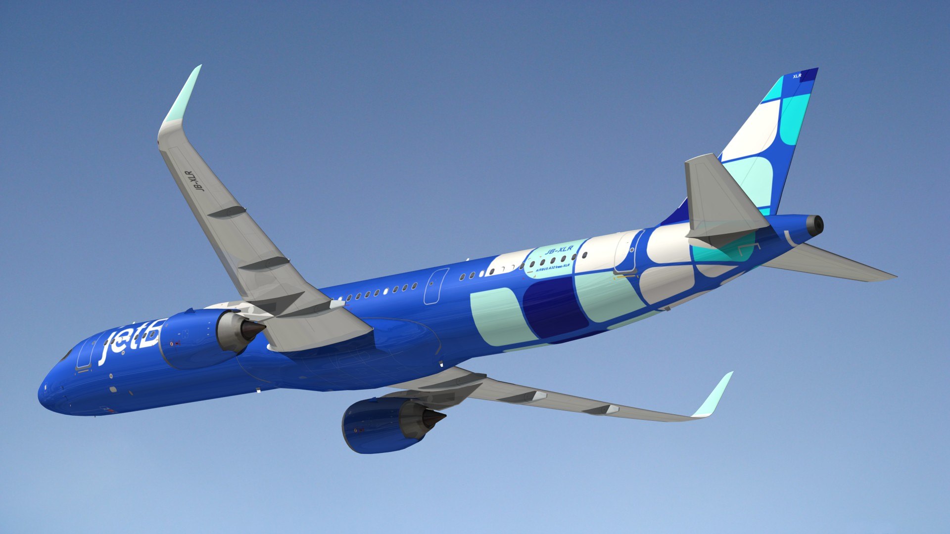 3D Model A321XLR JetBlue NL - TurboSquid 2196398