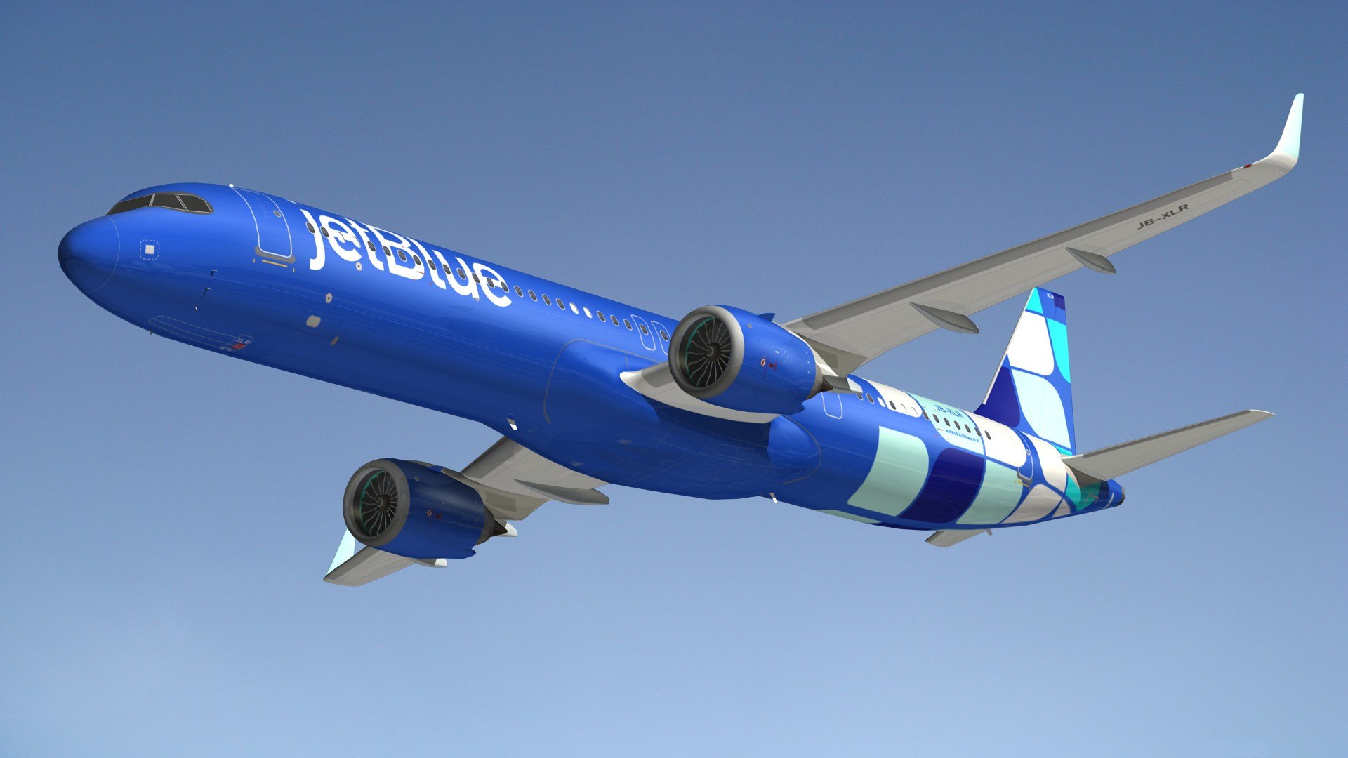 3D Model A321XLR JetBlue NL - TurboSquid 2196398