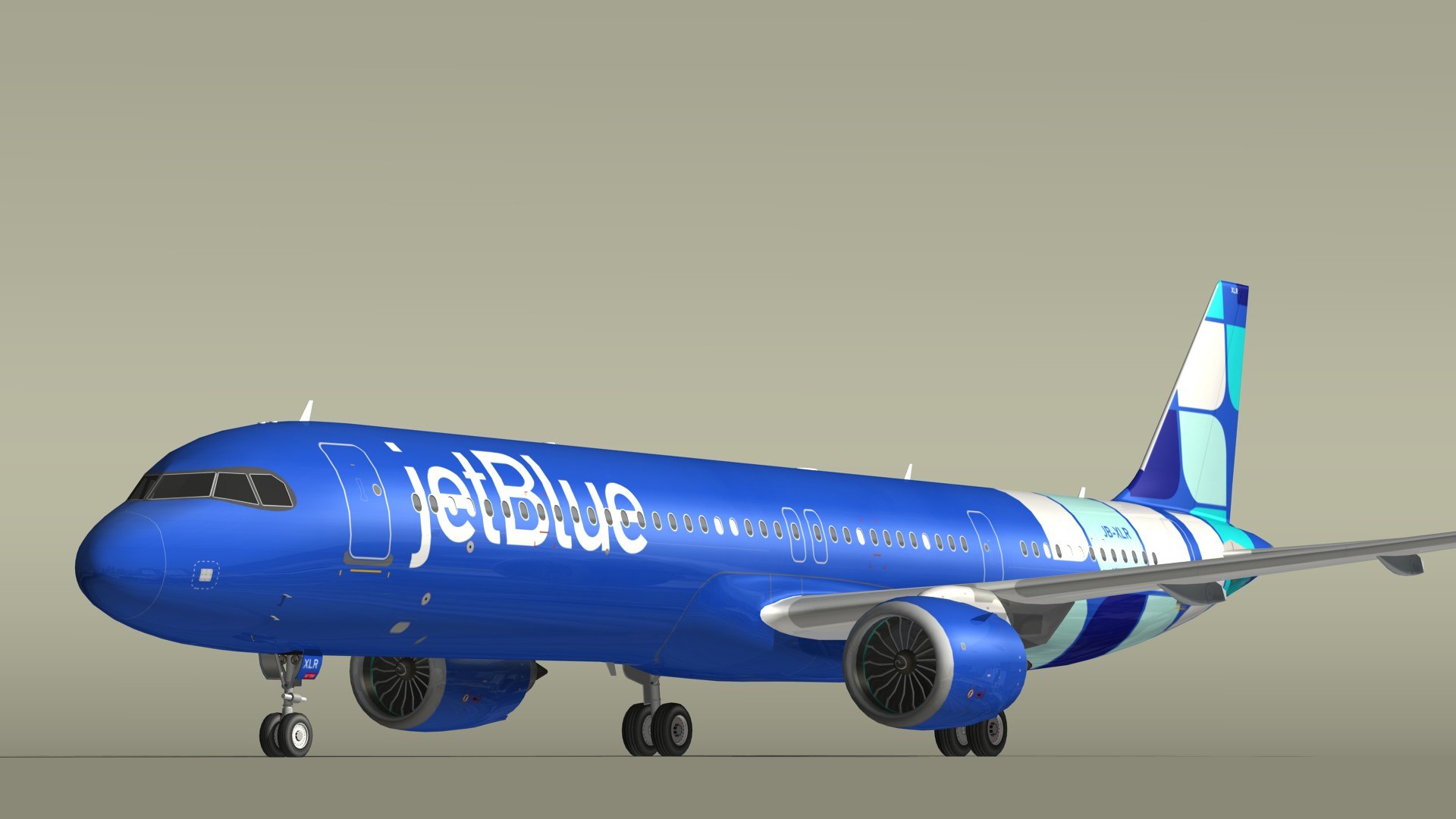 3D Model A321XLR JetBlue NL - TurboSquid 2196398