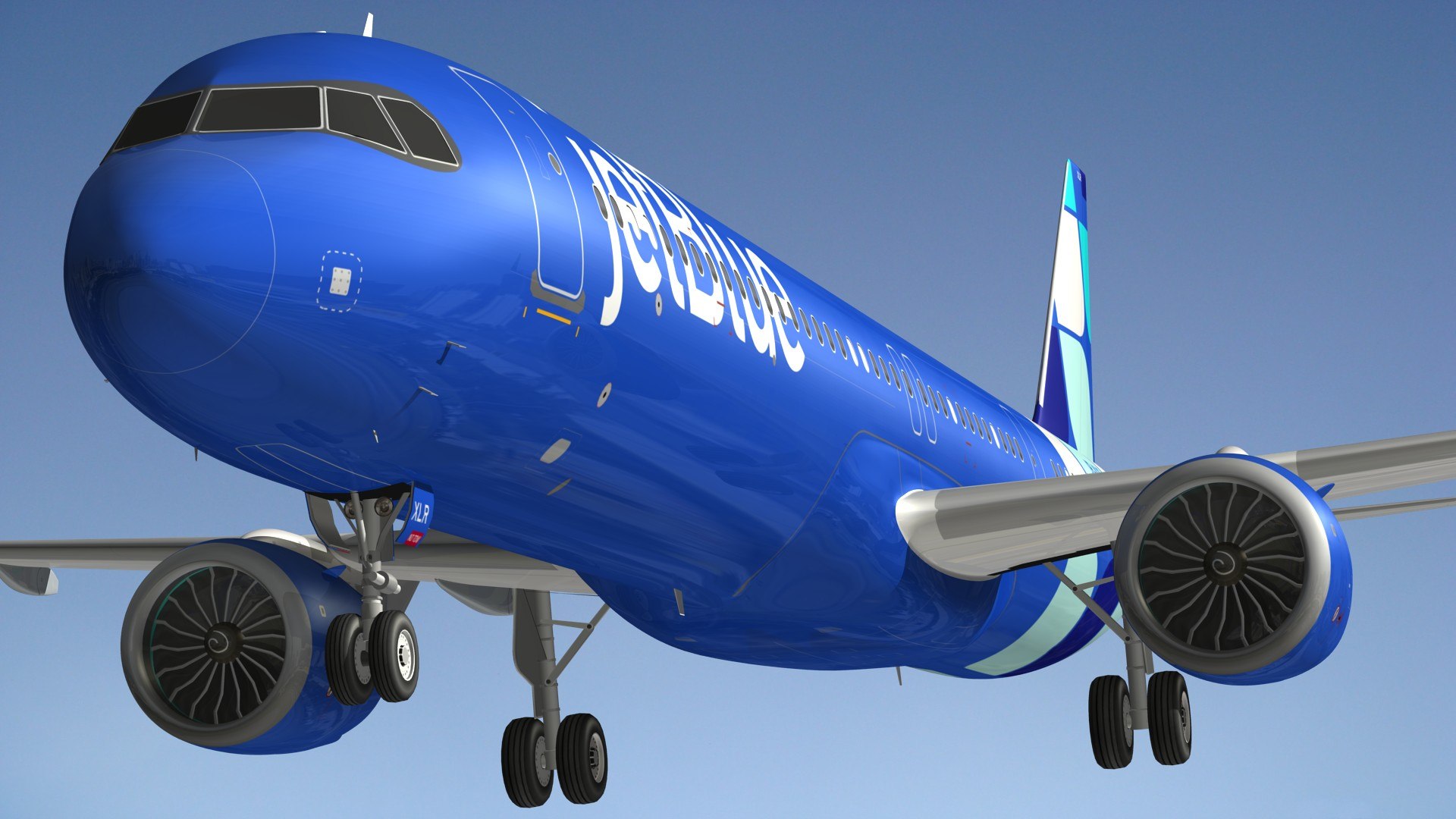 3D Model A321XLR JetBlue NL - TurboSquid 2196398