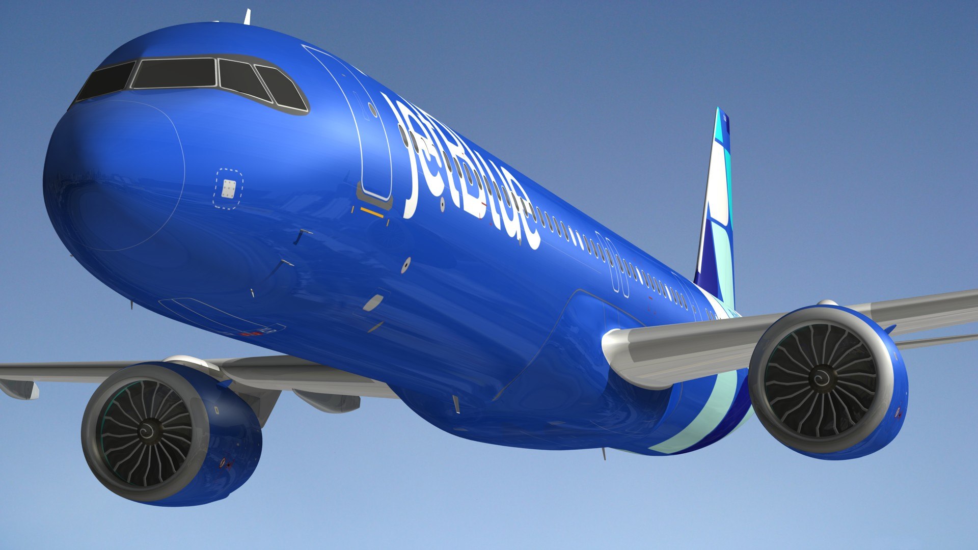 3D Model A321XLR JetBlue NL - TurboSquid 2196398