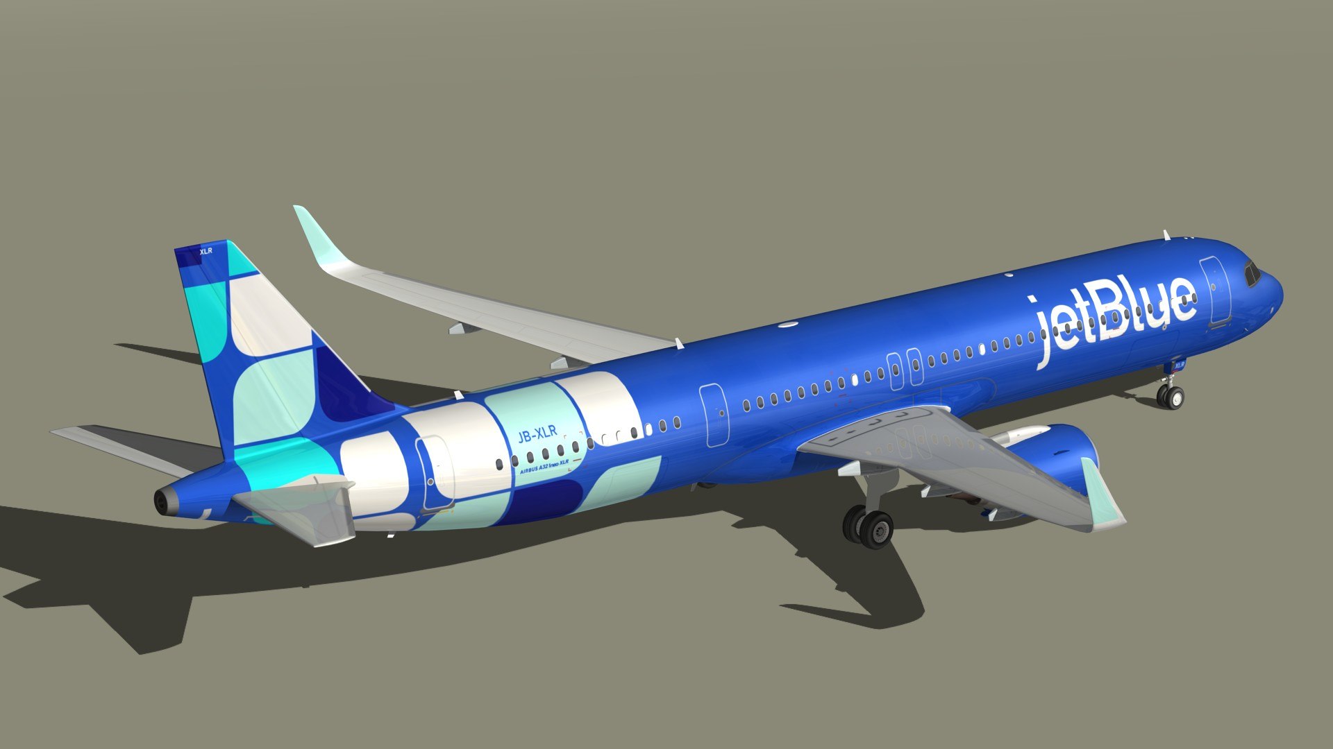 3D Model A321XLR JetBlue NL - TurboSquid 2196398