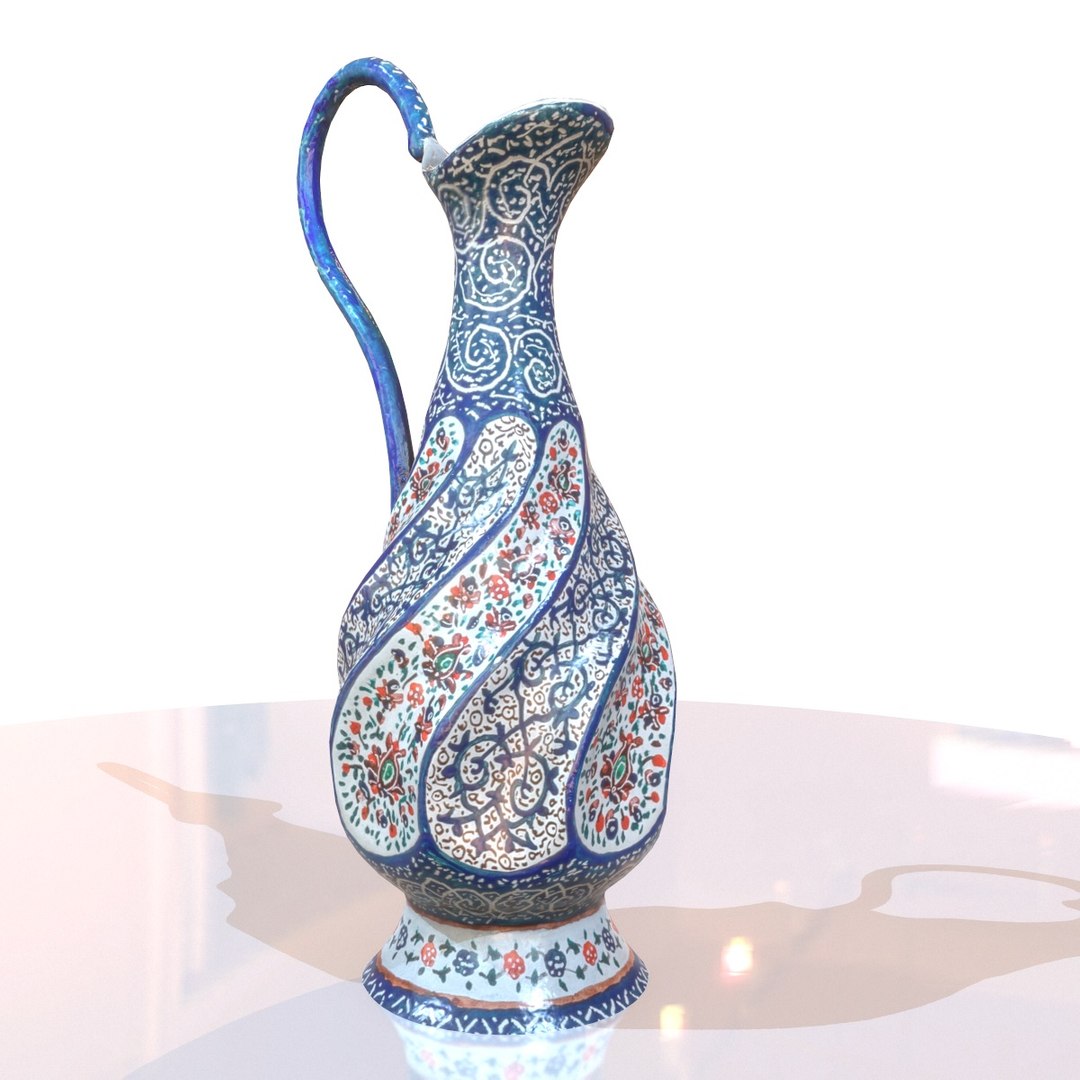 Scanned Photogrammetry Metallic 3d Model