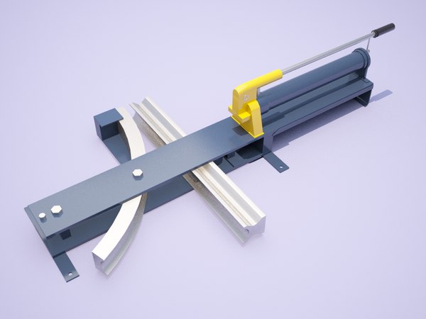 Tube bender model - TurboSquid 1290111