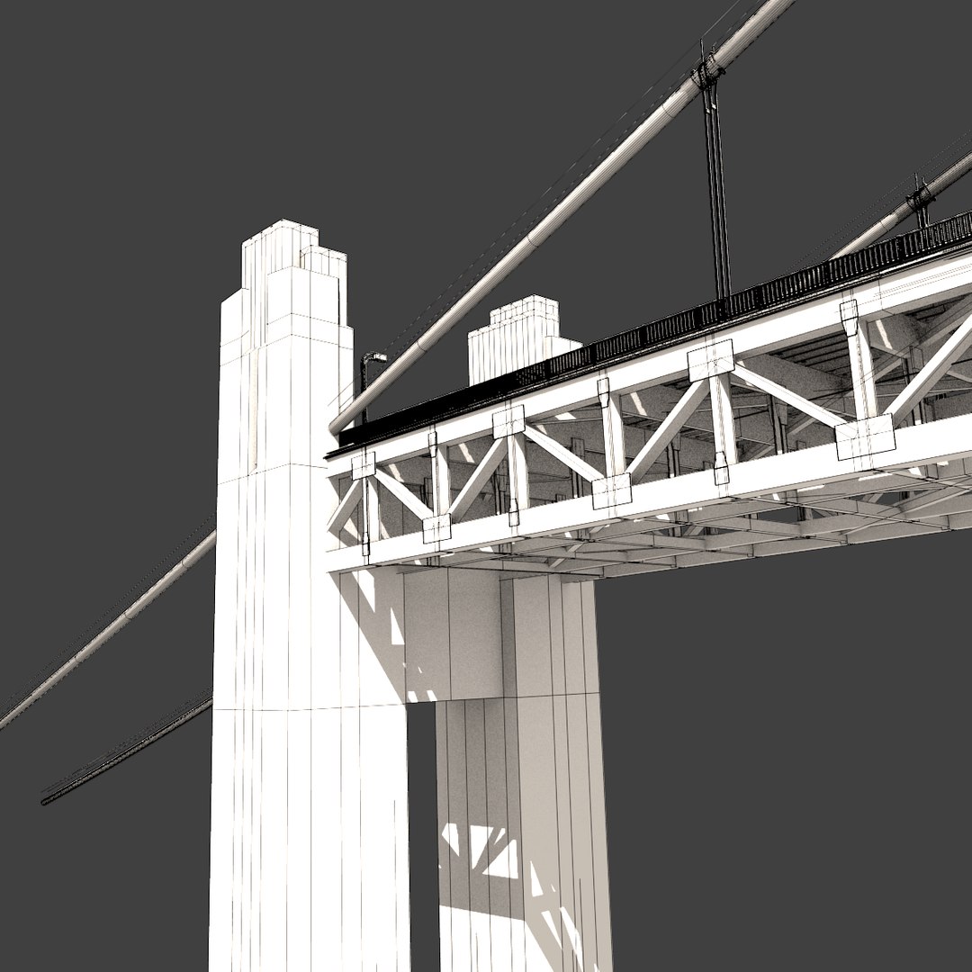 c4d golden gate bridge