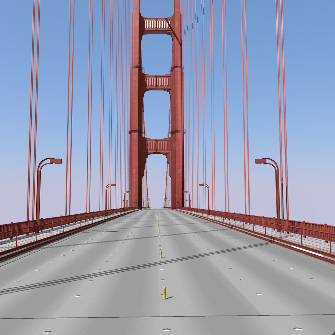 C4d Golden Gate Bridge