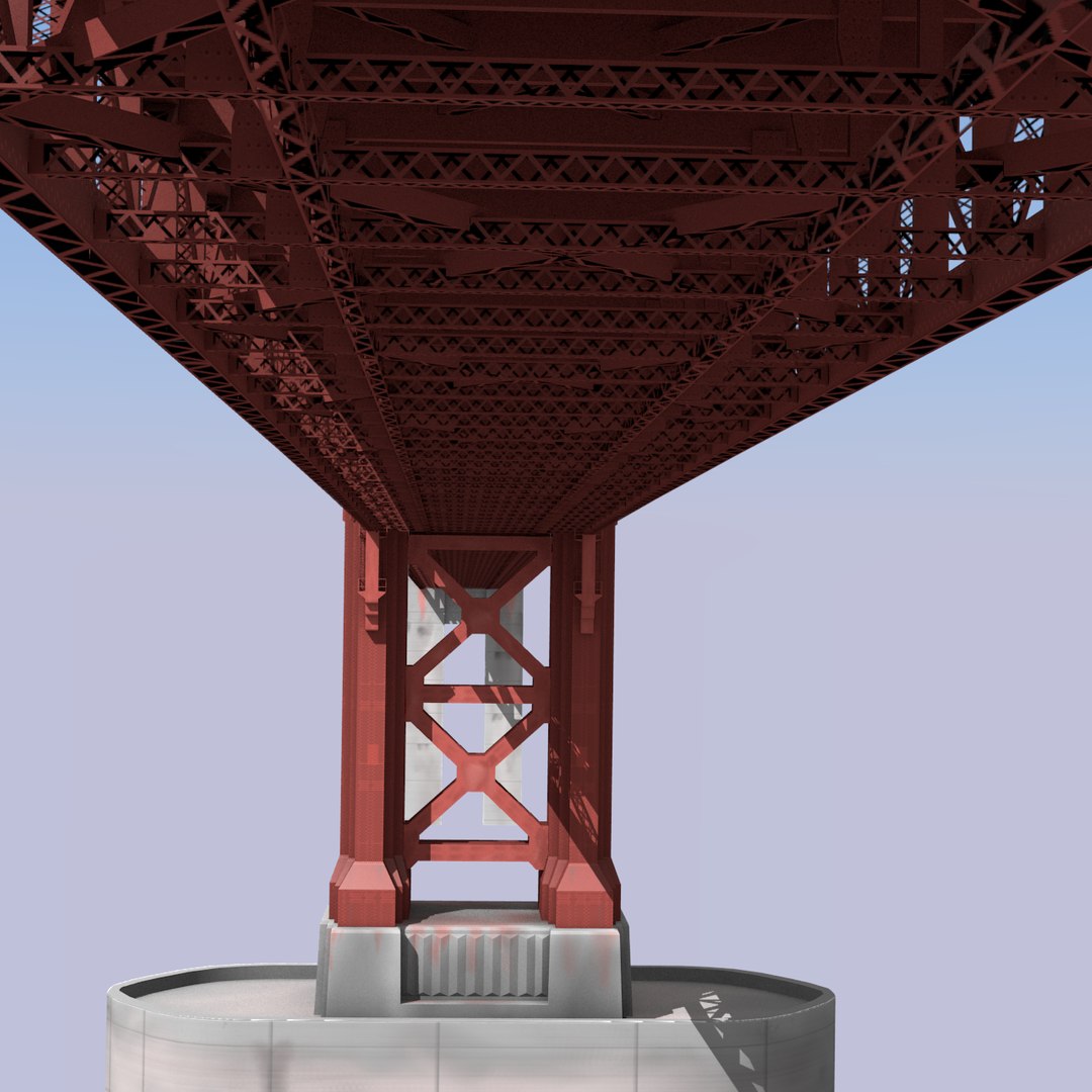 C4d Golden Gate Bridge