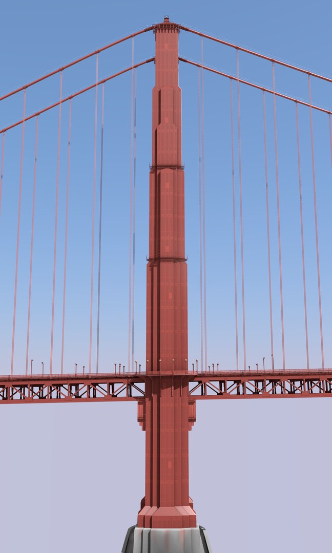 C4d Golden Gate Bridge