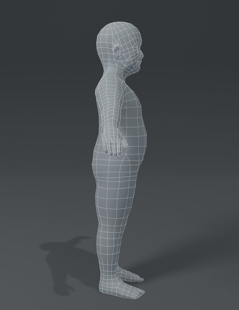 Fat Boy Kid Child 3D Model - TurboSquid 1531568